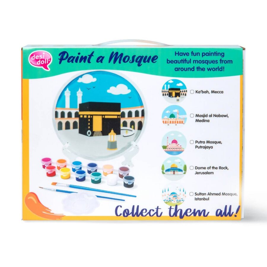 Paint a Mosque Plaster Painting Kit by Desi Doll | Baitul Hikmah ...